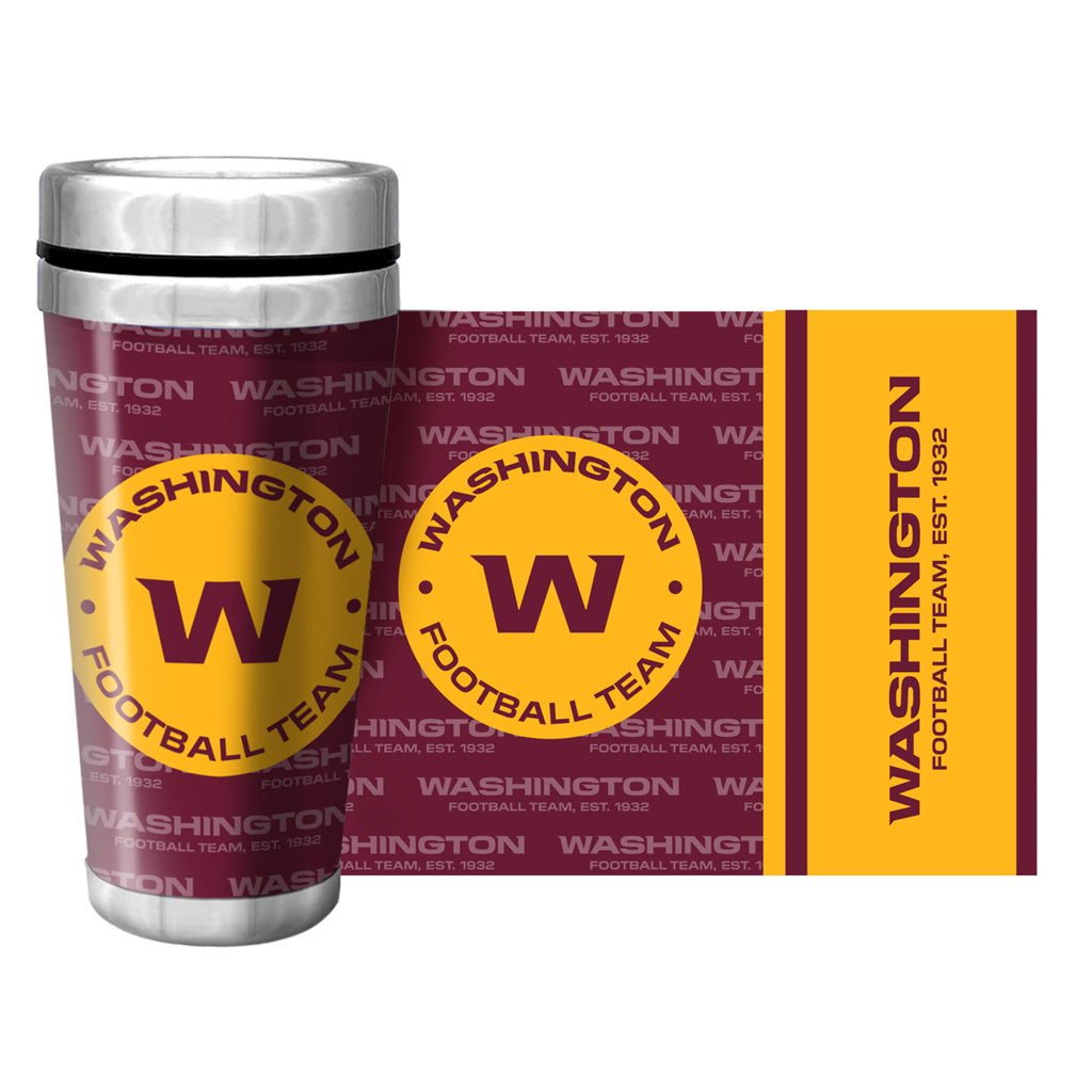 Washington Commanders Travel Mug | Wallpaper Full Wrap 16 oz. – Sports ...