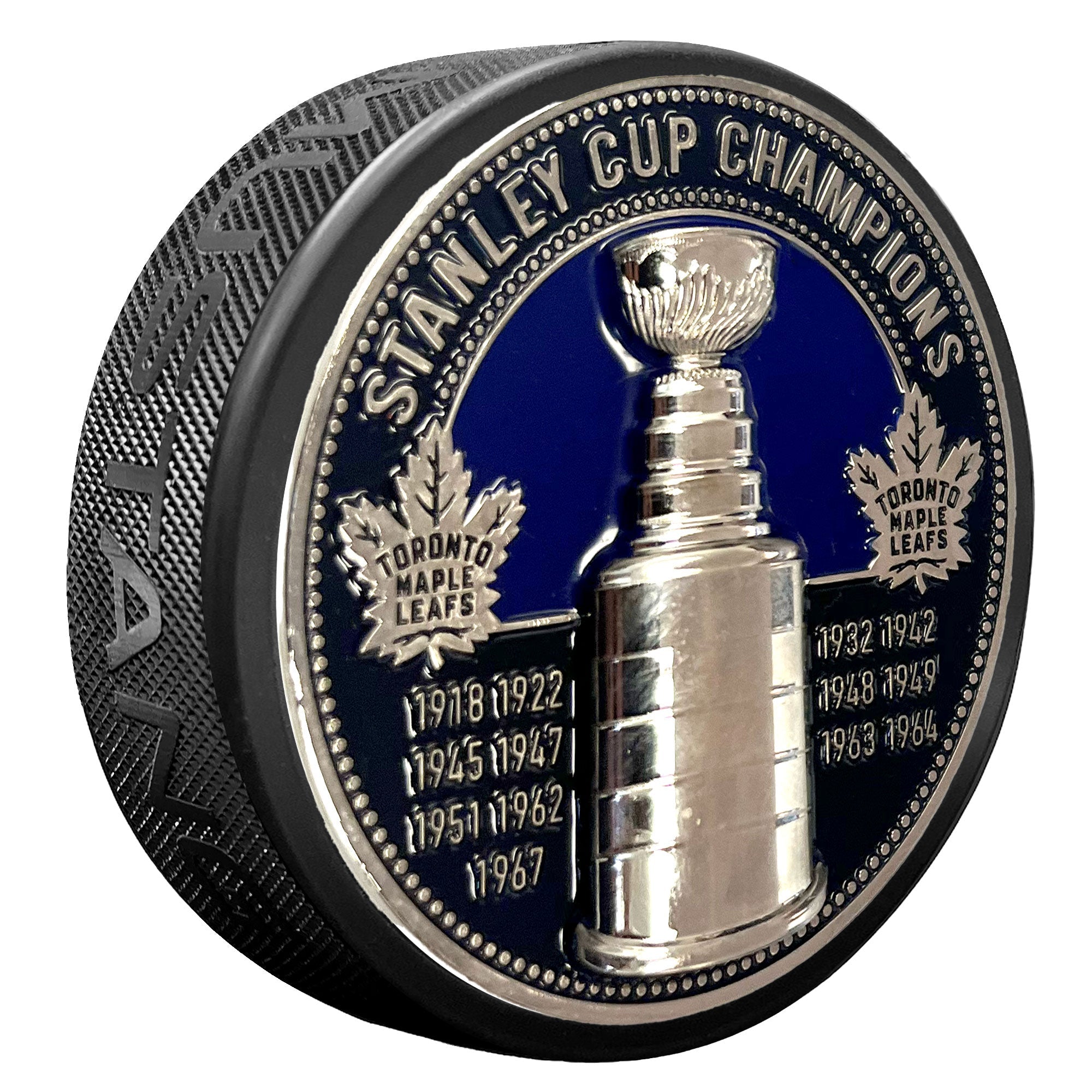 Toronto Maple Leafs Puck - Ultra 3D Stanley Cup Medallion | Sports Decor